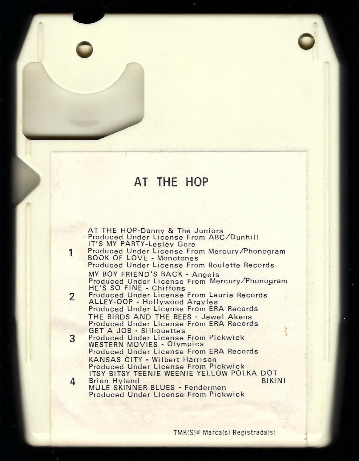 At The Hop - Various 50 & 60's Rock Artists Part 1 & 2 1975 MCA A10 8 ...