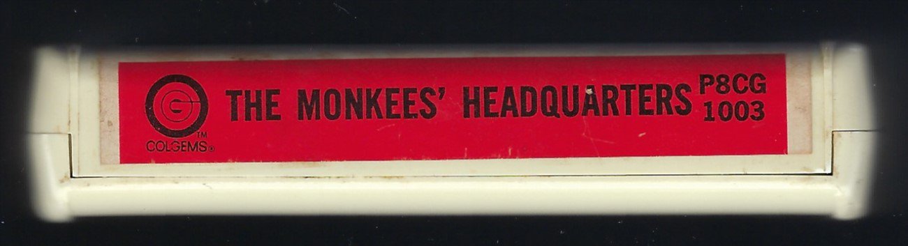 The Monkees - Headquarters 1967 COLGEMS T7 8-TRACK TAPE