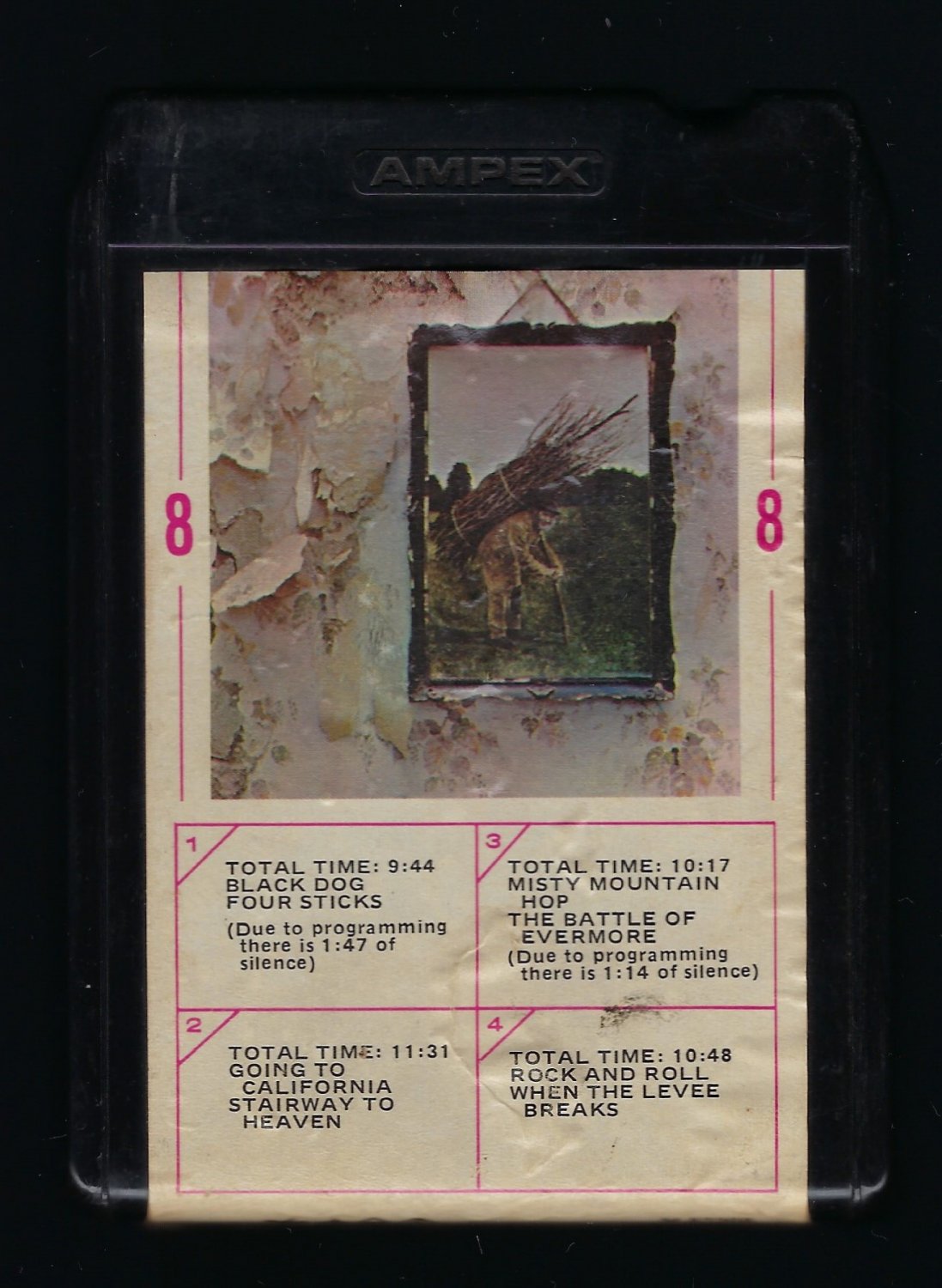 Led Zeppelin - Led Zeppelin IV ZOSO 1974 AMPEX ATLANTIC T11 8-TRACK TAPE
