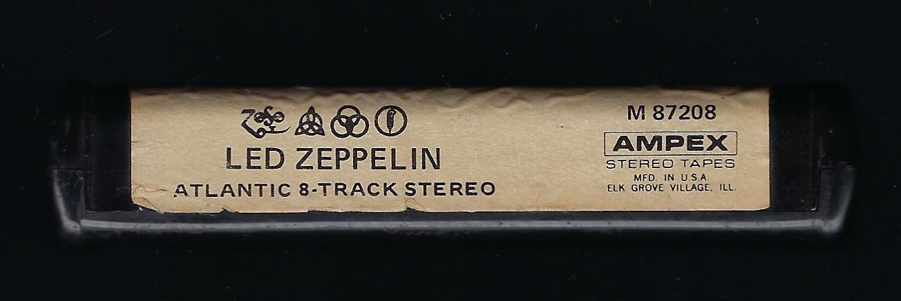 Led Zeppelin - Led Zeppelin IV ZOSO 1974 AMPEX ATLANTIC T11 8-TRACK TAPE