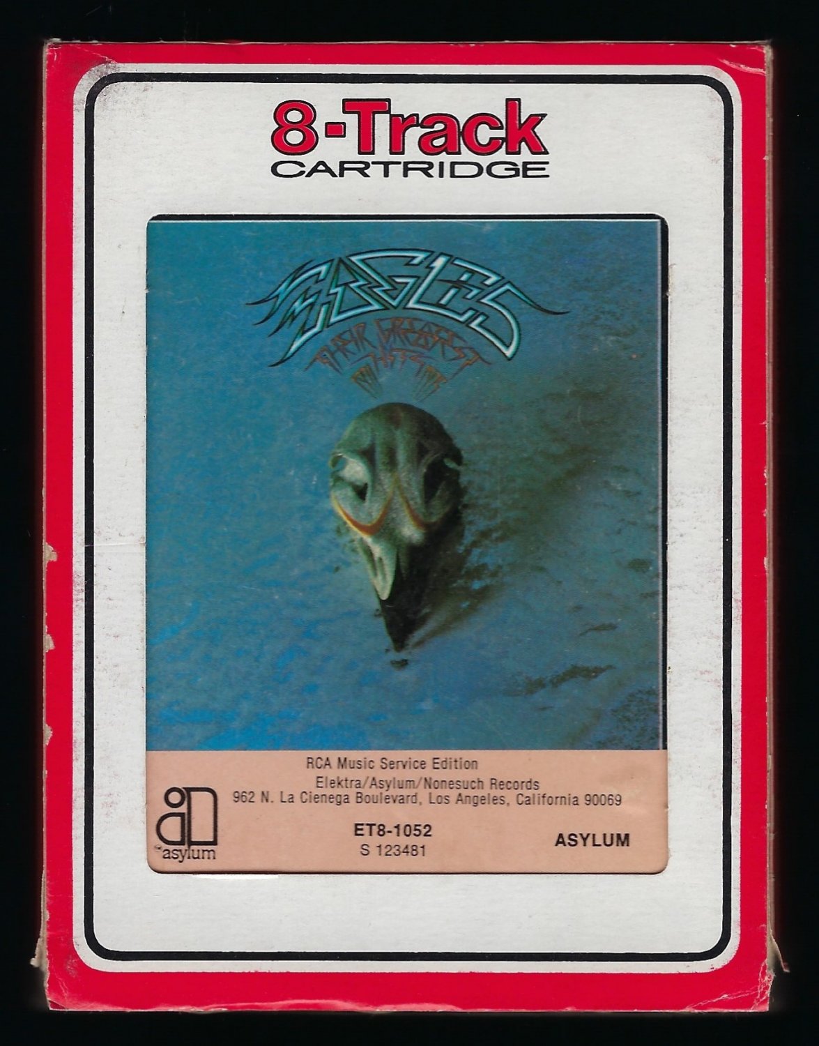 Eagles - Their Greatest Hits 1971-1975 RCA ELEKTRA T10 8-TRACK TAPE