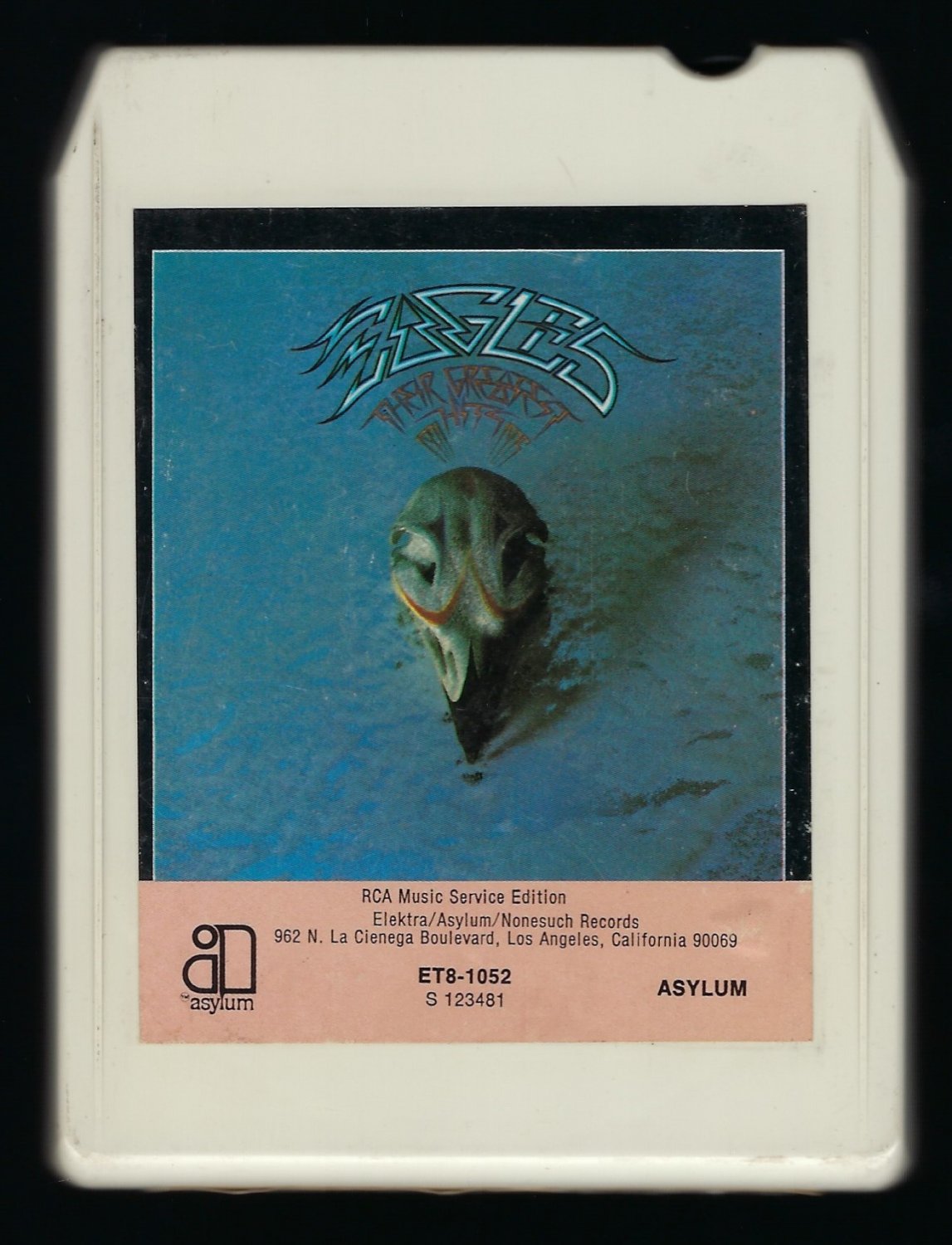 Eagles - Their Greatest Hits 1971-1975 RCA ELEKTRA T10 8-TRACK TAPE