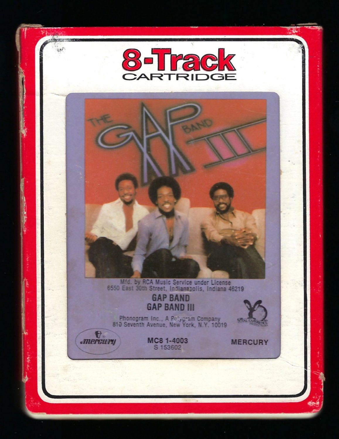 The Gap Band - The Gap Band III 1980 RCA MERCURY T10 8-TRACK TAPE