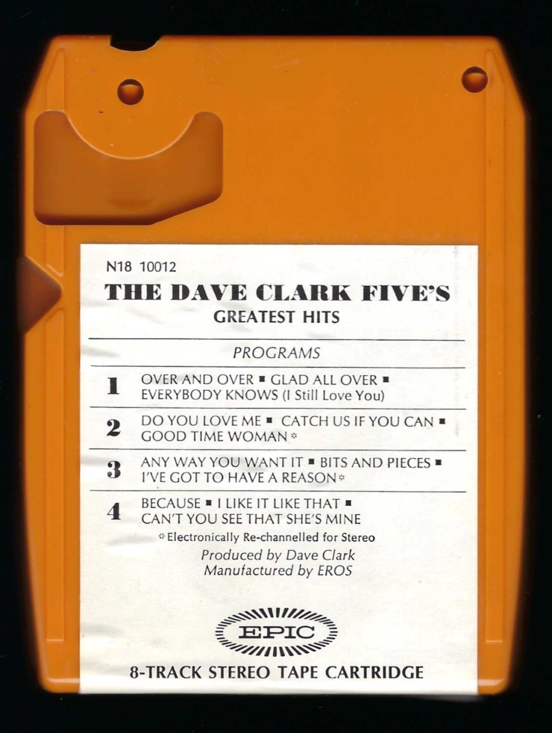 The Dave Clark Five - The Dave Clark Five's Greatest Hits 1966 EPIC T15 ...