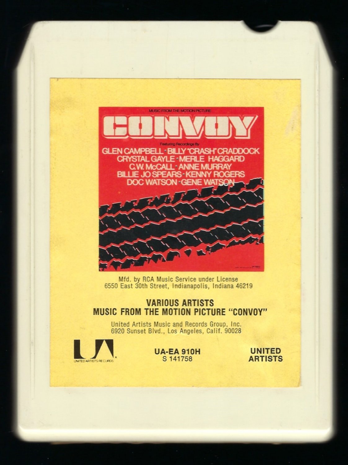 Convoy - Music From The Motion Picture 1978 RCA UA T11 8-TRACK TAPE
