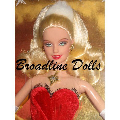 Barbie 2007 Holiday doll in Red Santa Gown Christmas doll NRFB
