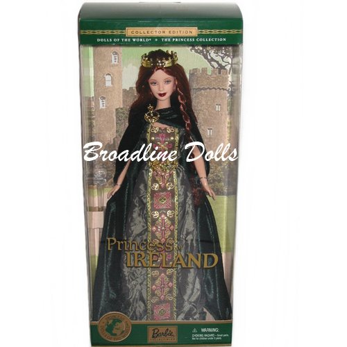 Princess of Ireland Barbie Dolls of the World Irish doll NRFB