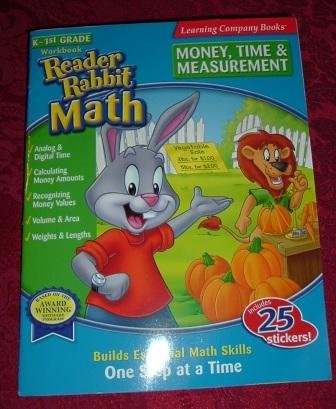 Paperback - Reader Rabbit Math K to 1st Grade