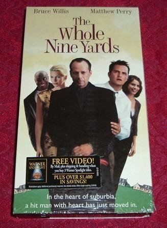 VHS - The Whole Nine Yards Rated R starring Bruce Willis