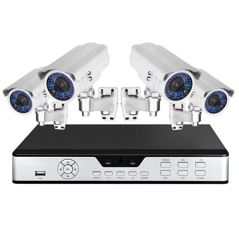 ZMODO 8CH H.264 Video Security System with 4 CCD Vari-focal ...