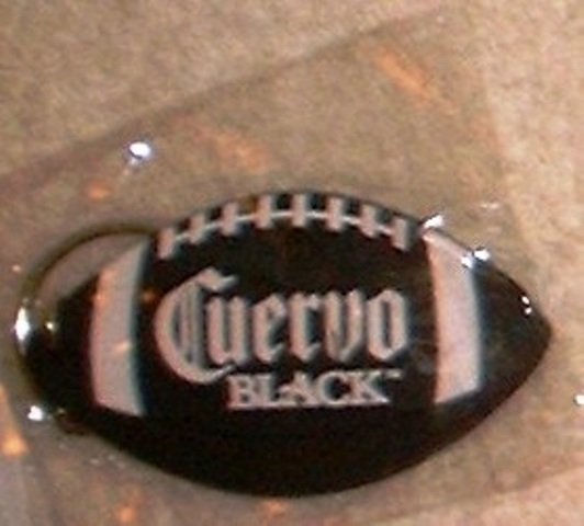 Collectible Jose Cuervo Black Tequila Football Keychain Keyring New