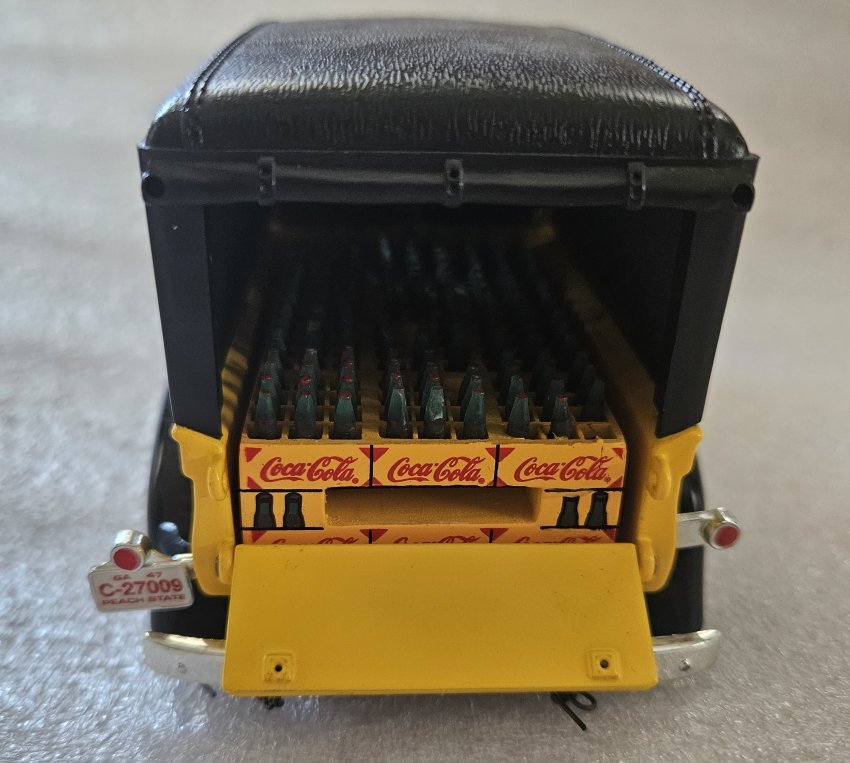 1947 Coca Cola Die Cast Metal Dodge Canopy Delivery Van