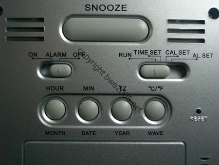 Sharp Atomic Desk Clock in Dark Wood Sharp National Institute of ...