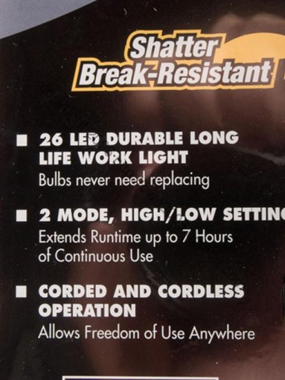 Vector LED Rechargeable Bright Bar Model WLB26P 26 LED durable ...