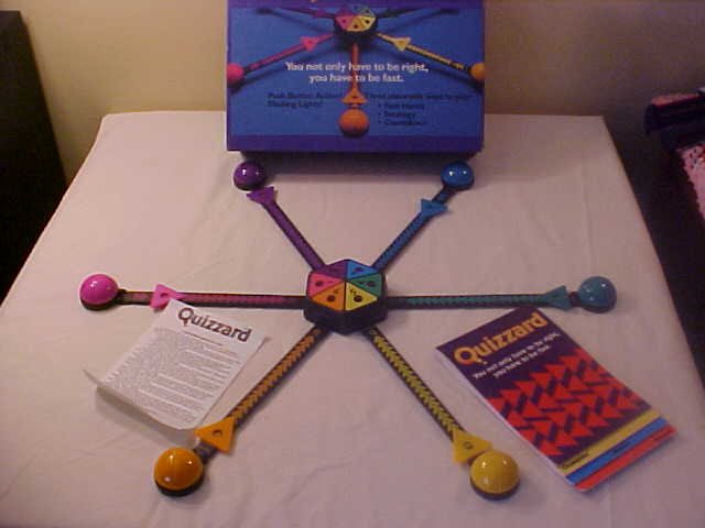 1988 QUIZZARD ELECTRONIC TRIVIA GAME COMPLETE (SOLD)