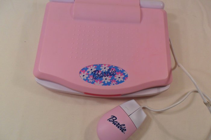 BARBIE B-BOOK CHILDRENS LEARNING LAPTOP COMPUTER