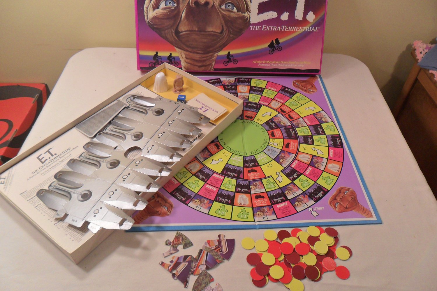 Item image 1982 E.T. The Extra-Terrestr ial Board Game. Complete!