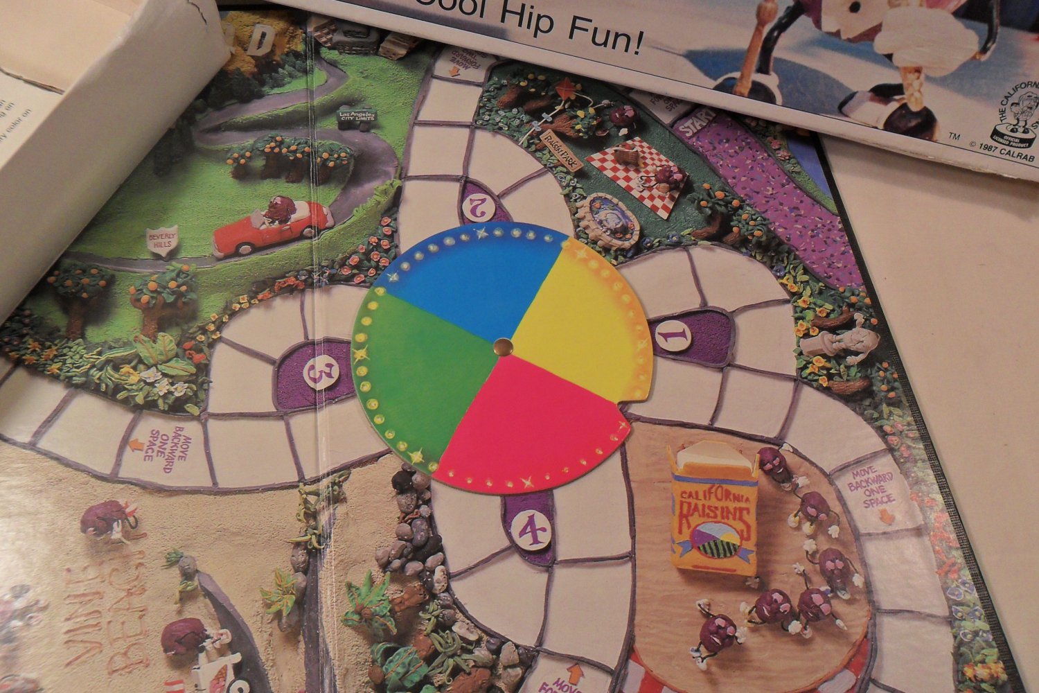 1987 The California Raisins Board Game complete