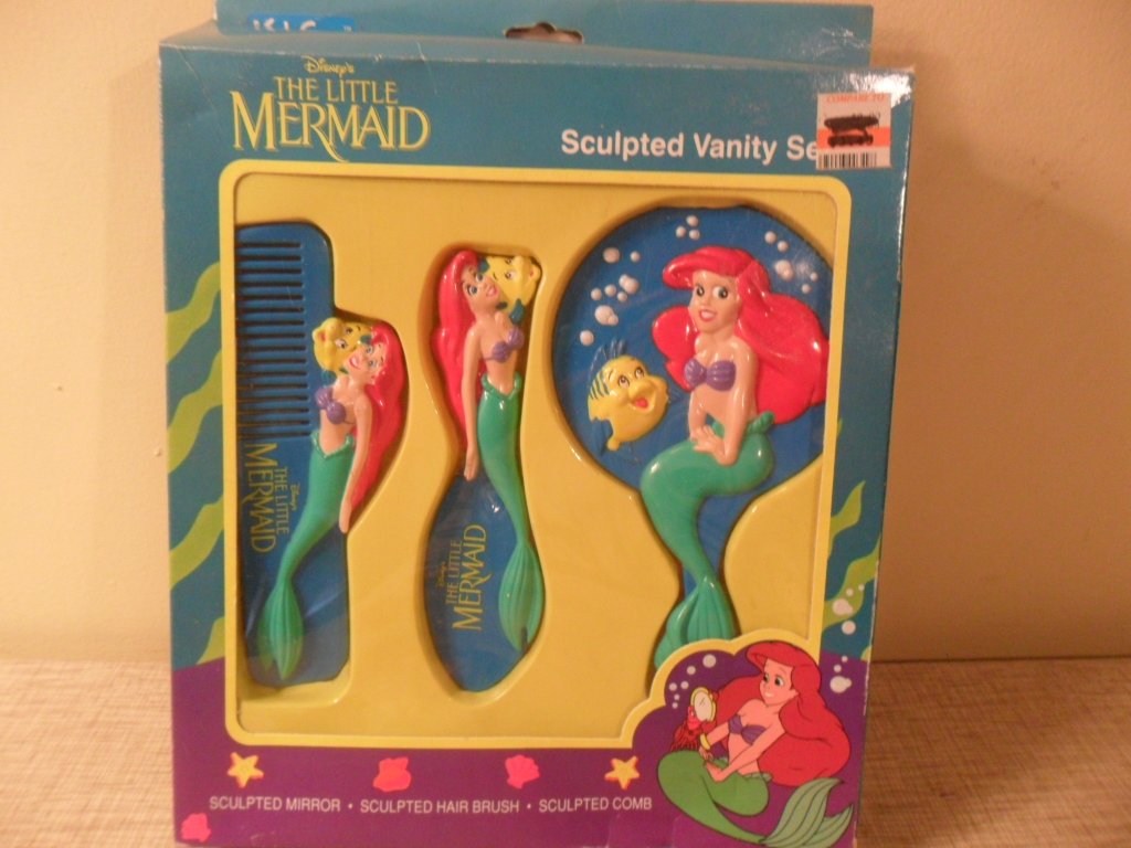 MIB Disney The Little Mermaid Sculpted Vanity Set (SOLD)