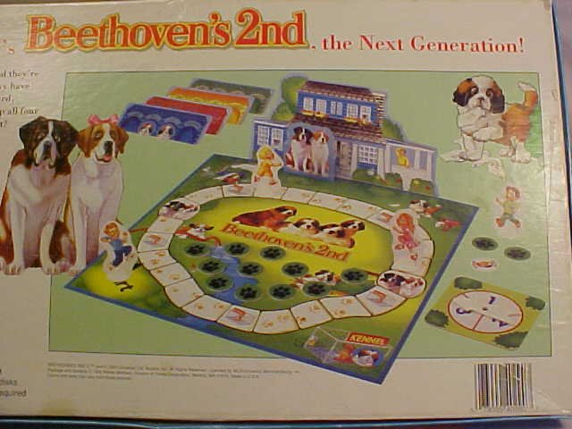 RARE 1993 BEETHOVEN 2nd BOARD GAME COMPLETE