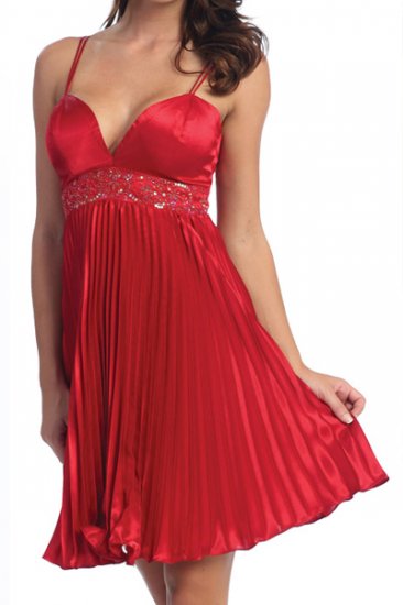 Sexy Red Cocktail Dress Spaghetti Strap Red Short Party Dress Red 2106nx