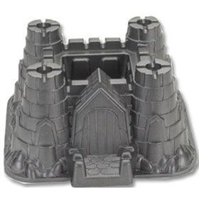 NORDIC WARE PLATINUM SERIES CAST ALUMINUM WHIMSICAL "CASTLE" CAKE PAN!