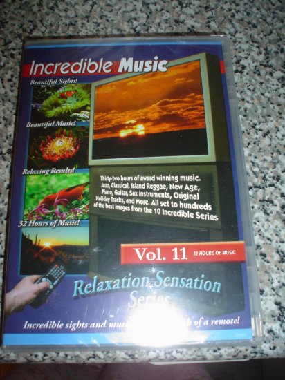 INCREDIBLE MUSIC RELAXATION SENSATION SERIES VOL. 11 (2003) DVD by ...