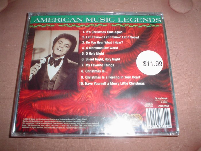 AMERICAN MUSIC LEGENDS: JOHNNY MATHIS CD - CRACKER BARREL - BRAND NEW ...