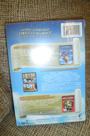 THE MONTY PYTHON DVD BOX SET-AND NOW FOR SOMETHING COMPLETELY HILARIOUS ...
