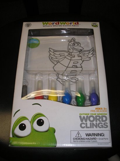 WORDWORLD OUTSIDE YOUR WINDOW WORD CLINGS - EDUCATIONAL & CREATIVE - NEW!