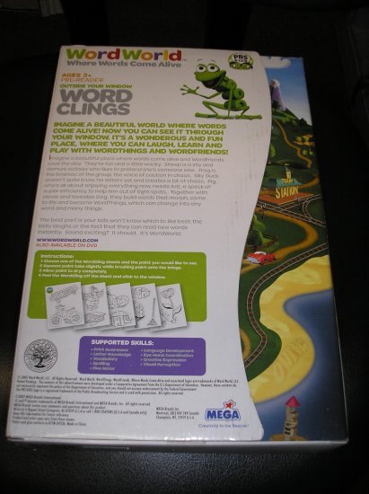 WORDWORLD OUTSIDE YOUR WINDOW WORD CLINGS - EDUCATIONAL & CREATIVE - NEW!