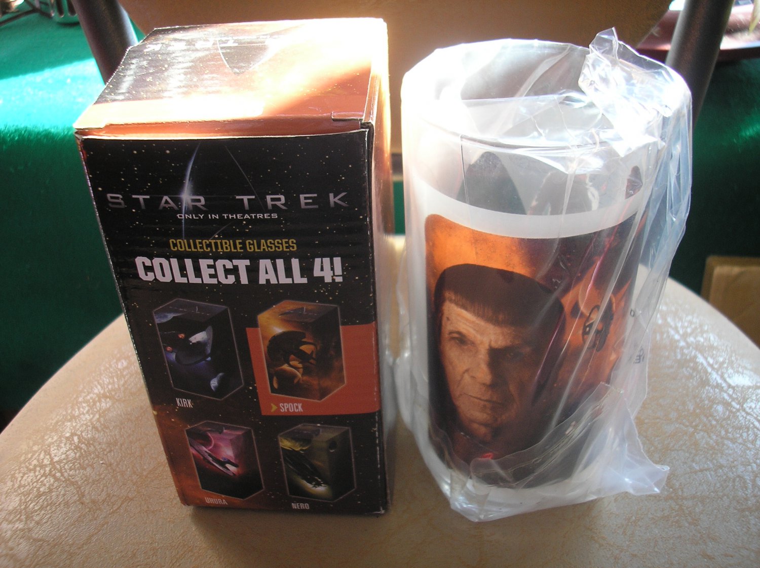Star Trek Only In Theatres Spock Drinking Glass