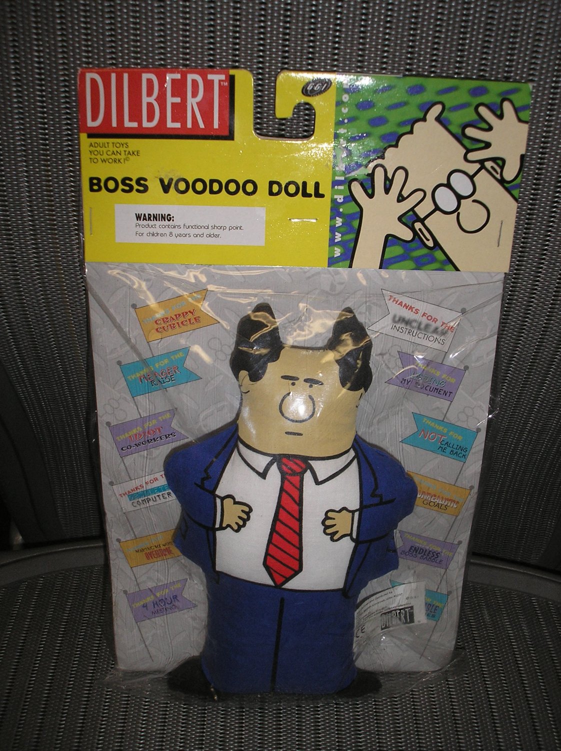 DILBERT 9 Inch BOSS VOODOO DOLL by GGI - BRAND NEW!