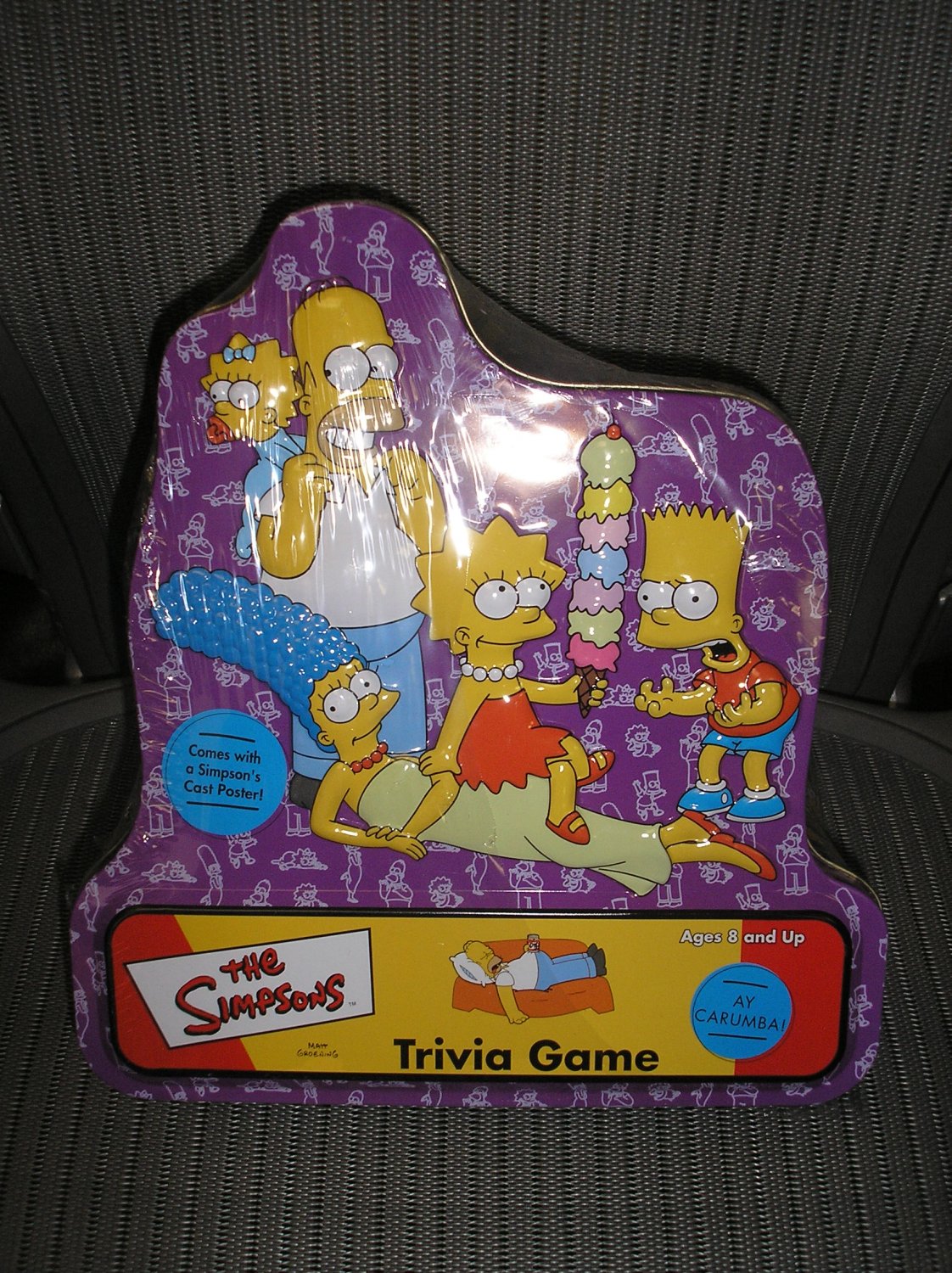 THE SIMPSONS TRIVIA GAME in COLLECTIBLE TIN - BRAND NEW IN SHRINKWRAP!