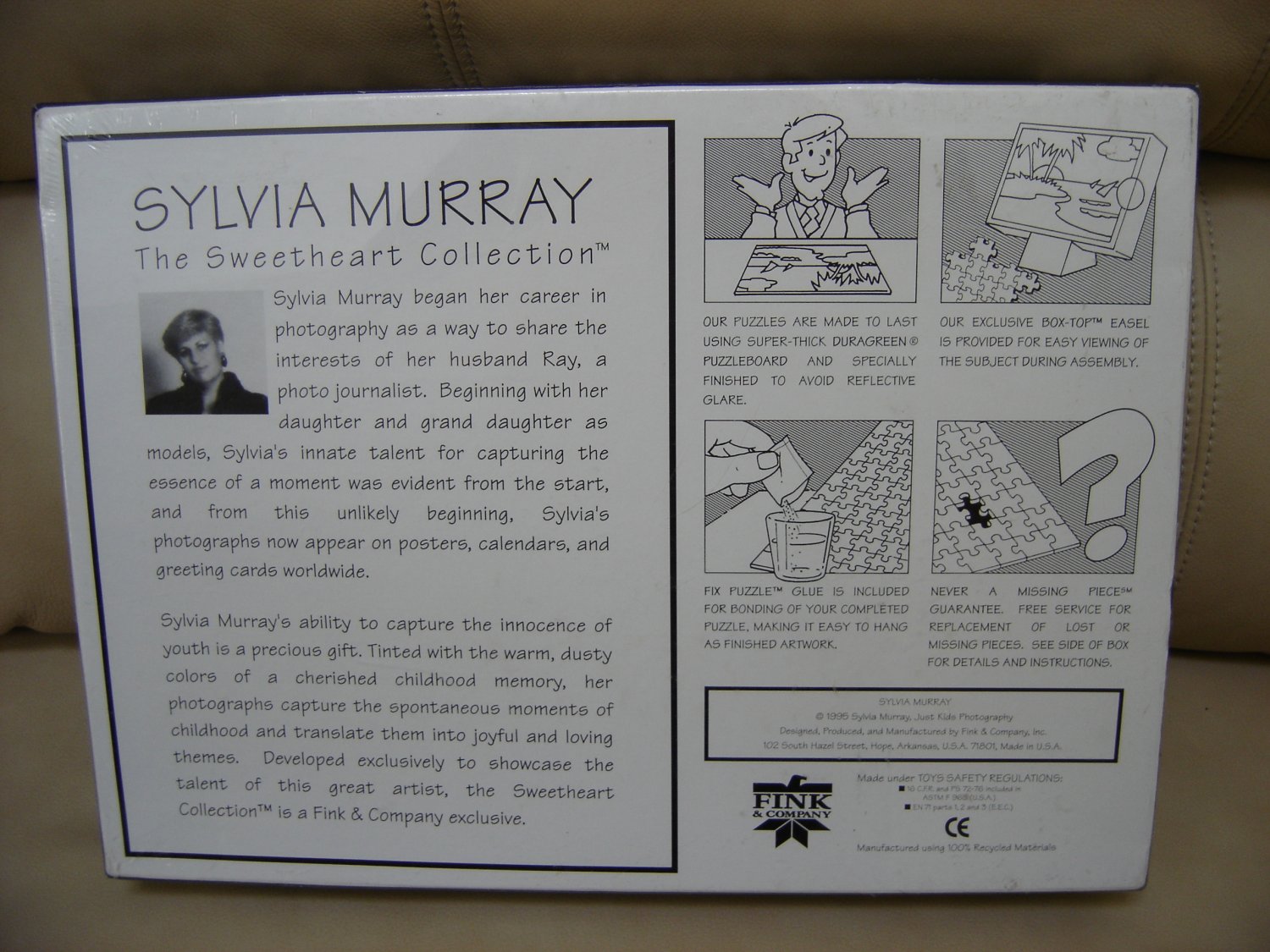 SYLVIA MURRAY, THE SWEETHEART Collection, VALENTINES 1000 pc. PUZZLE by ...