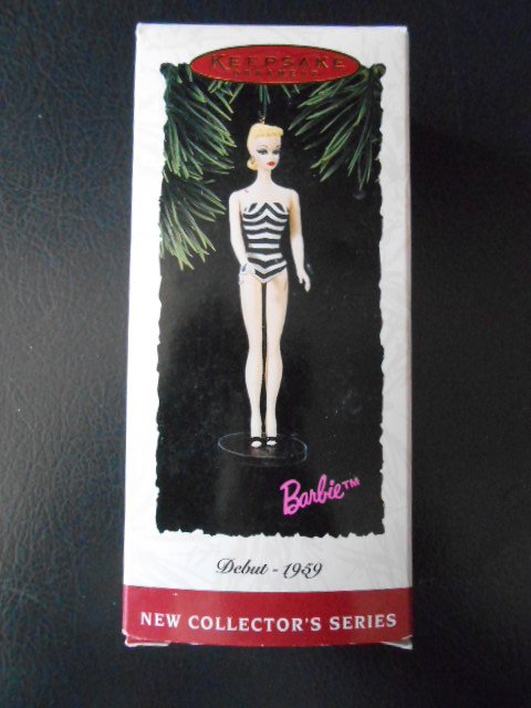 HALLMARK KEEPSAKE BARBIE 1959 DEBUT ORNAMENT from 1994!