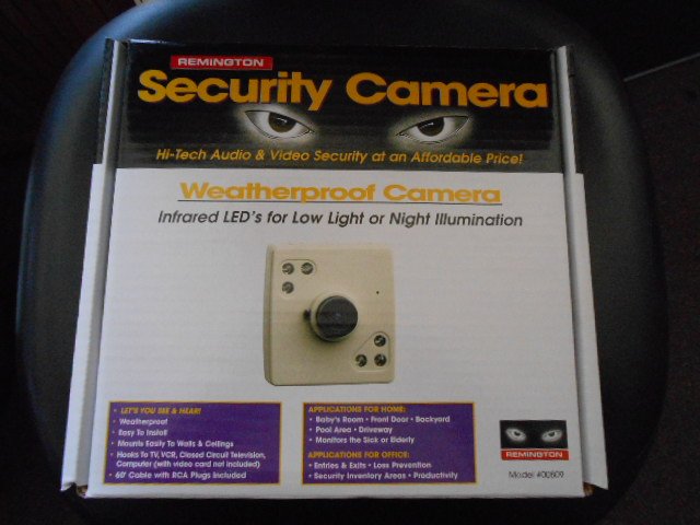REMINGTON® WEATHERPROOF CAMERA AUDIO/VIDEO SECURITY SYSTEM - MODEL ...