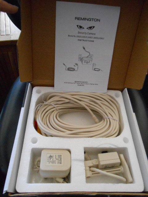 REMINGTON® WEATHERPROOF CAMERA AUDIO/VIDEO SECURITY SYSTEM - MODEL ...