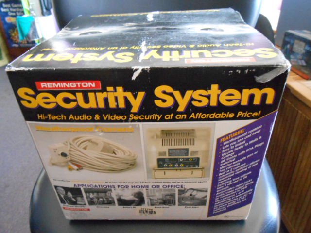 REMINGTON® WEATHERPROOF CAMERA AUDIO/VIDEO SECURITY SYSTEM - MODEL ...
