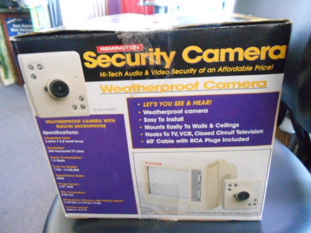 REMINGTON® WEATHERPROOF CAMERA AUDIO/VIDEO SECURITY SYSTEM - MODEL ...