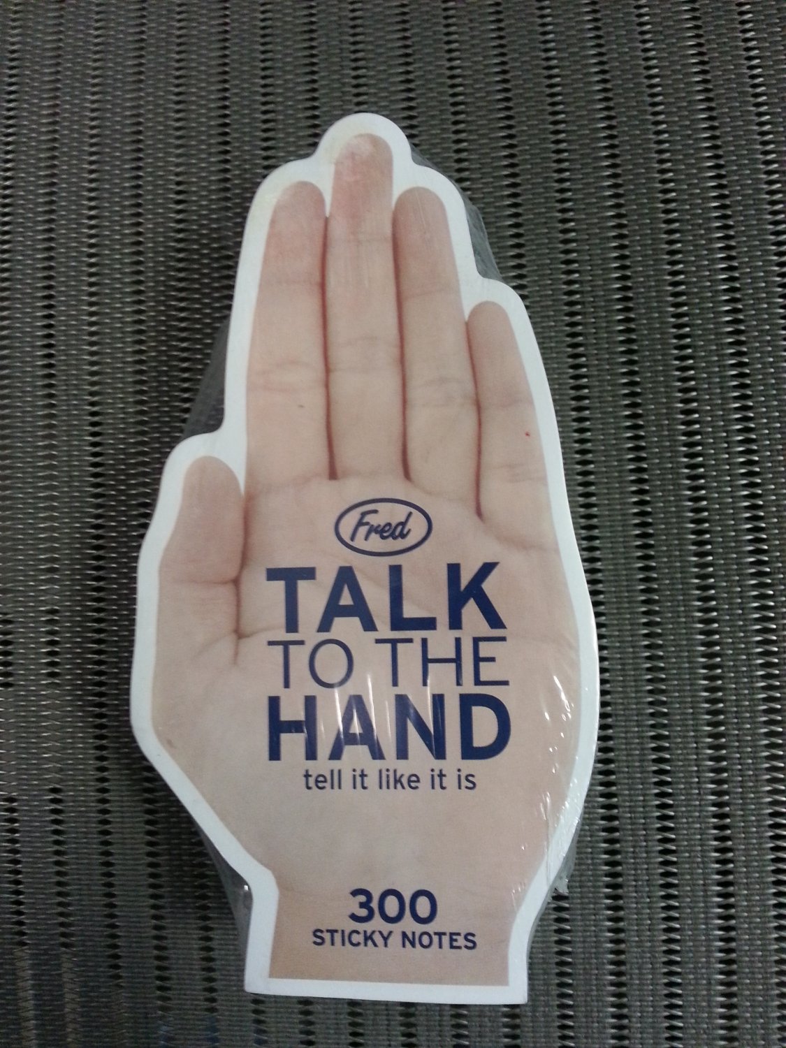 Talk To The Hand Sticky Note Pad - A Handy New Spin on Sticky Note Pads!