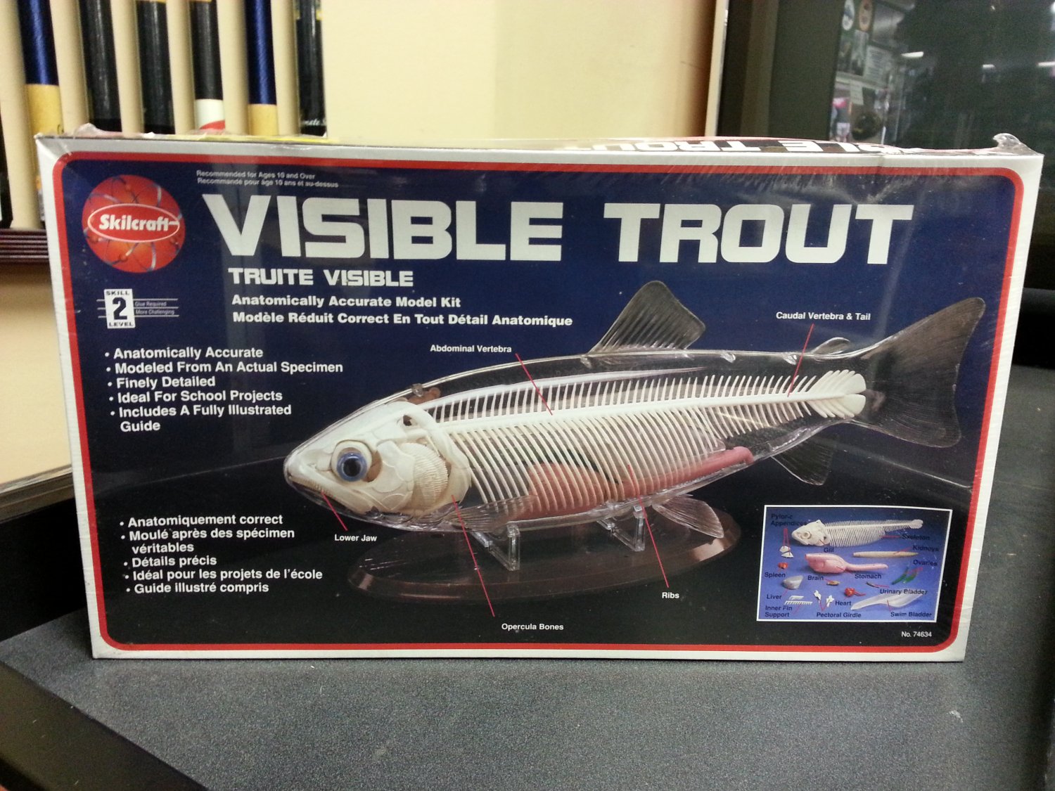 Skilcraft The Visible Trout Model Kit #74634 - SEALED IN ORIGINAL BOX!