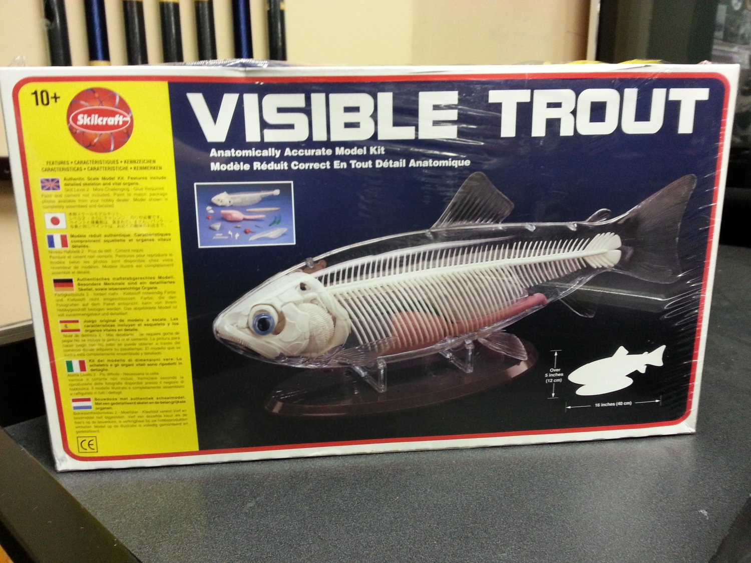 Skilcraft The Visible Trout Model Kit #74634 - SEALED IN ORIGINAL BOX!