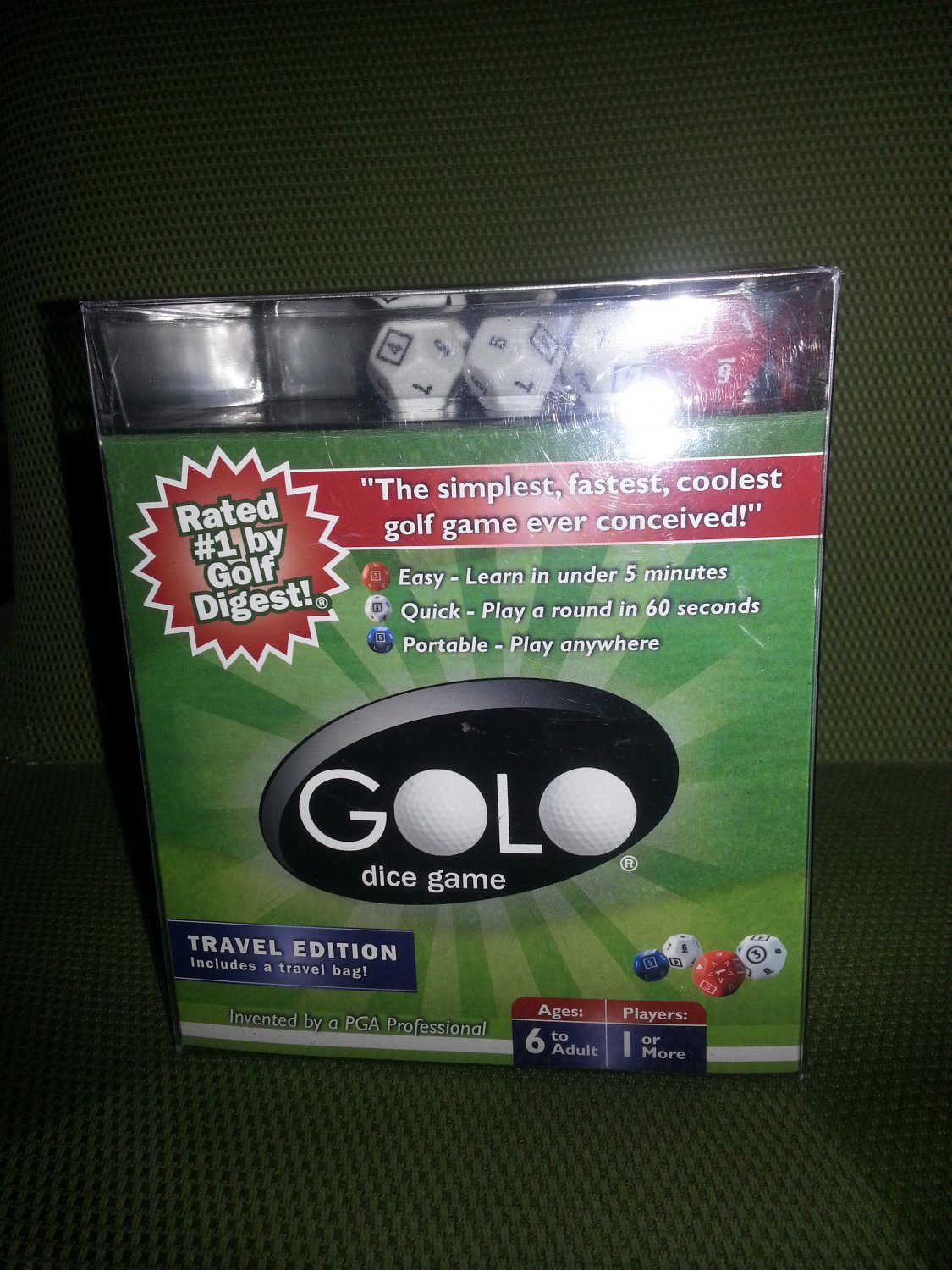 GOLO! the Golf Dice Game by Zobmondo - Addicting game simple to learn ...