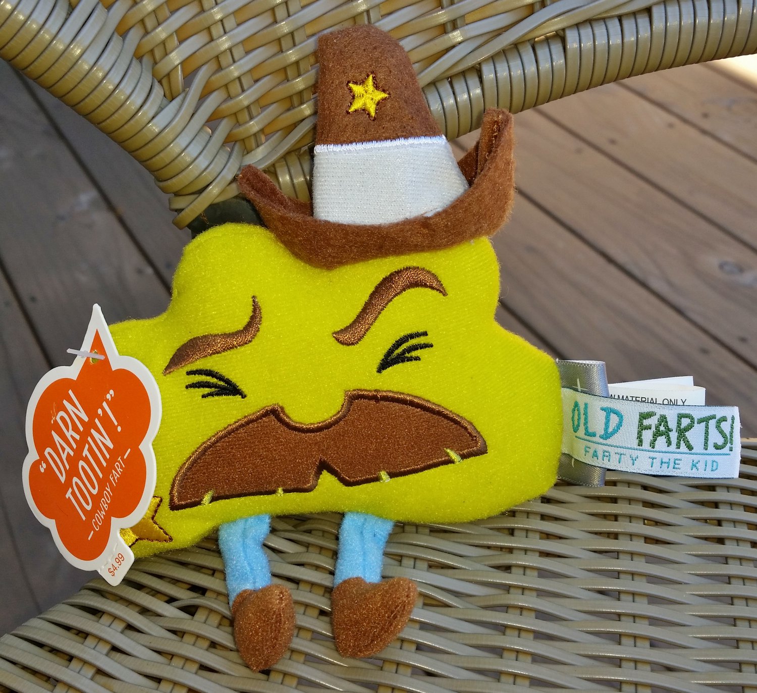 Hallmark "Old Farts" Plush Beanies - Set of 3 - Pirate,Cowboy & Old ...