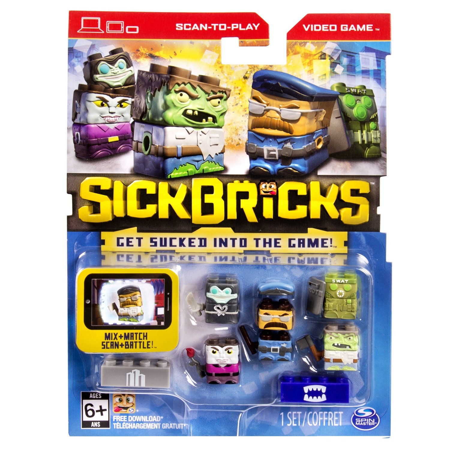 Sick Bricks - Sick Team - 5 Character Pack - City vs Monster by Sick ...