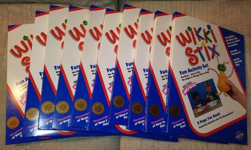 WIKKI STIX ACTIVITY SET by Green Board Game Co. - LOT of 10 - PROUDLY ...