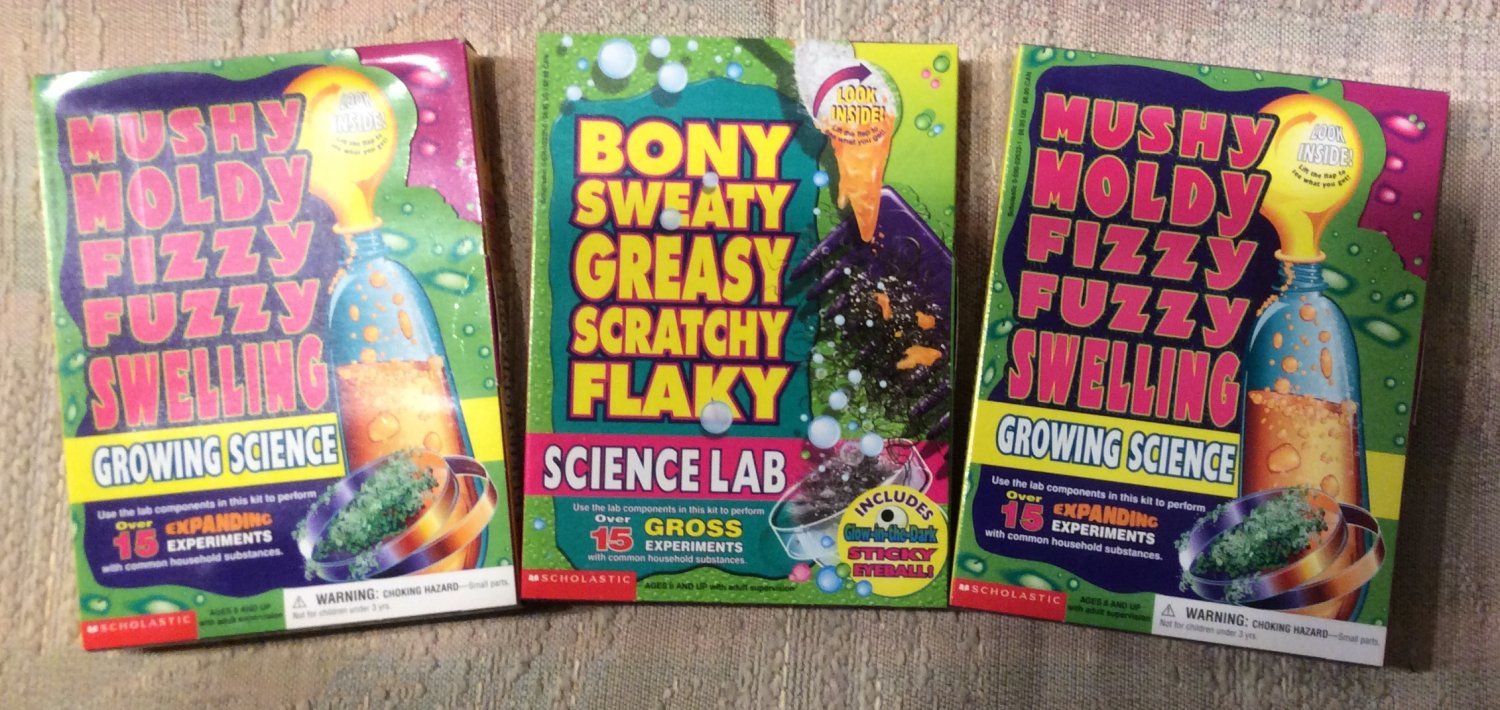 SCHOLASTIC SCIENCE LAB BOX SET KITS - LOT OF 3 - BRAND NEW!