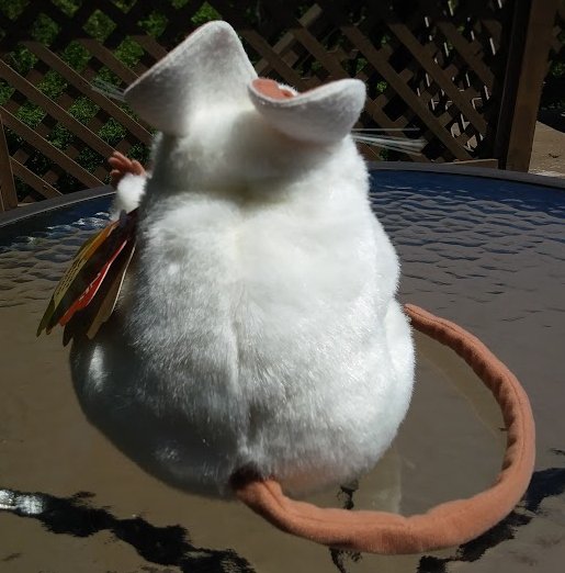 Full Body White Mouse Puppet by Folkmanis Puppets!