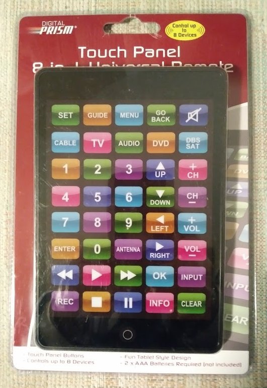 Digital Prism 8-in-1 Universal Remote Control Touch Screen - for All ...